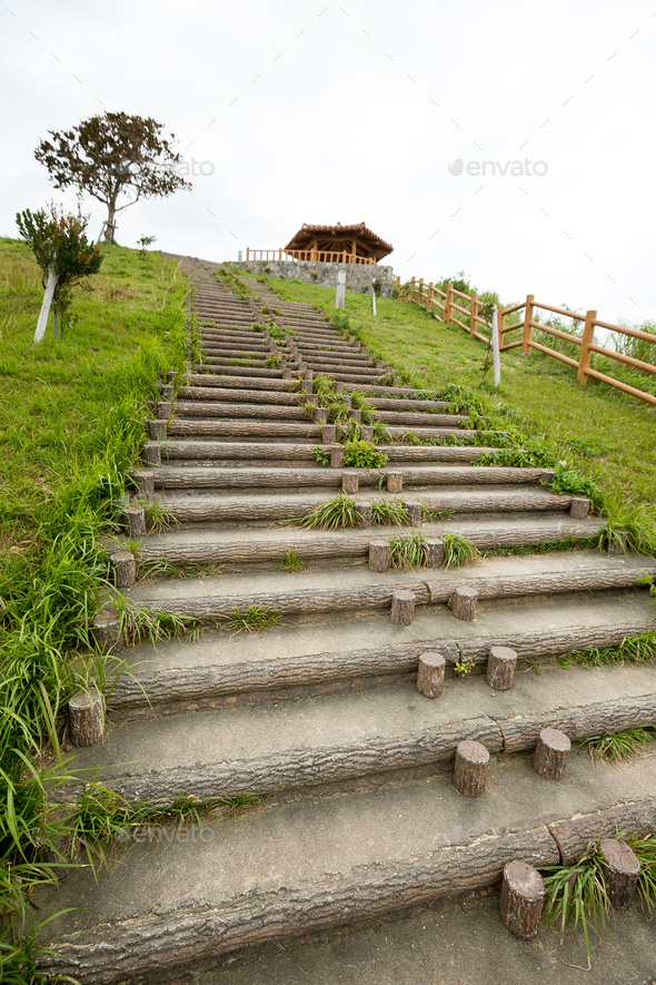 Steps in countryside Stock Photo by leungchopan | PhotoDune