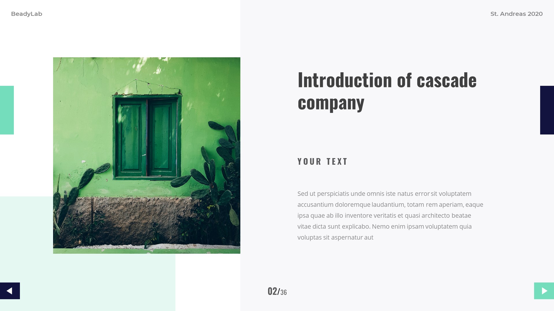 Cascade - Business PowerPoint Template, Presentation Templates ...