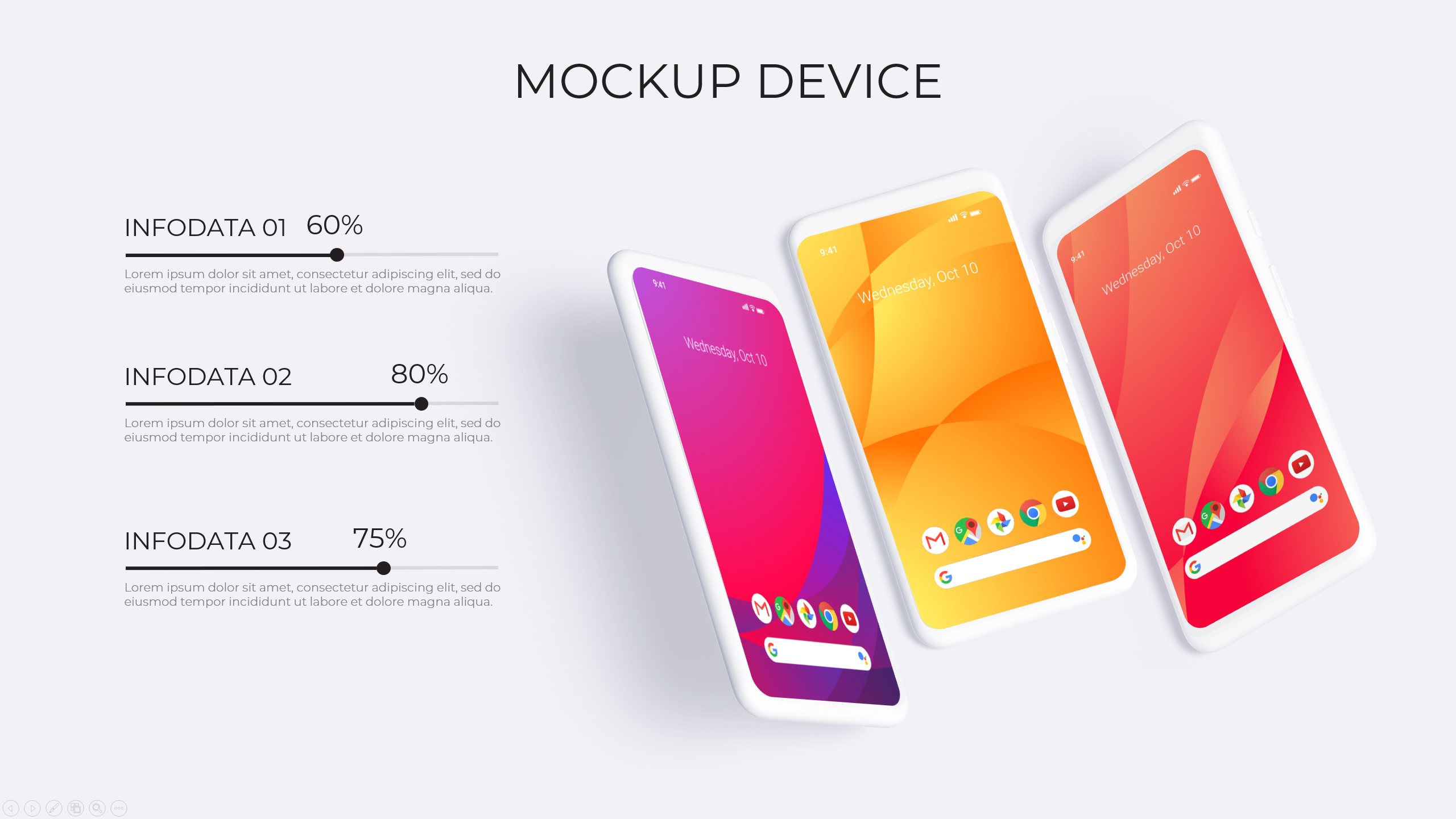 Animated Device Mockup PowerPoint Presentation Template by Abert84