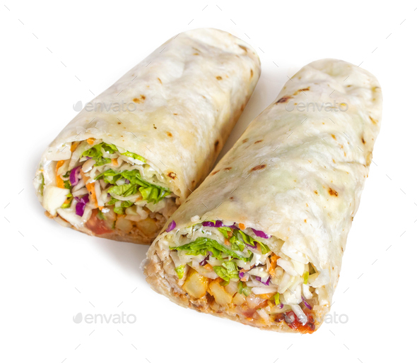 doner kebab wrap Stock Photo by magone | PhotoDune