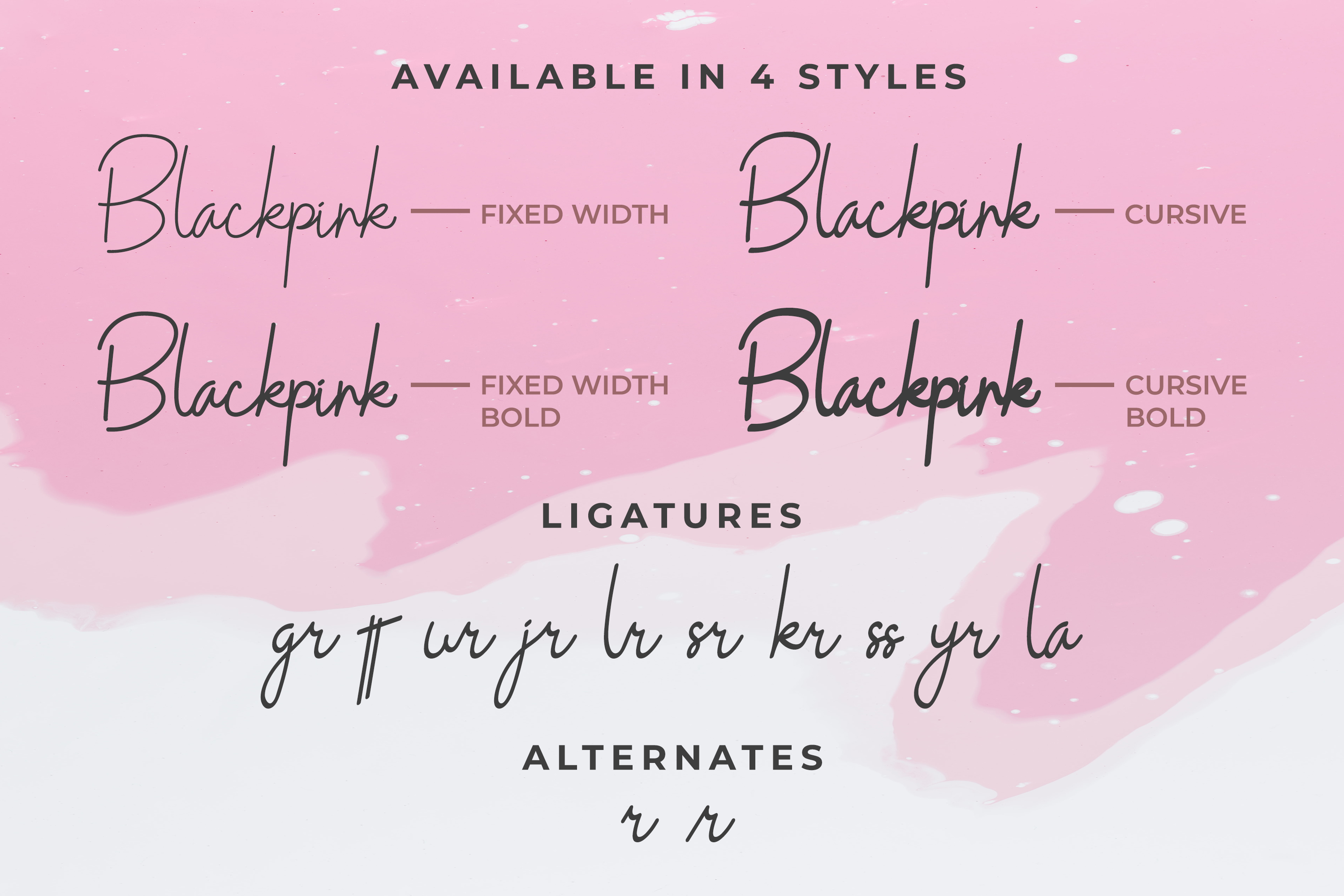 Black Pink!, Fonts | GraphicRiver