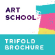Art School Trifold Brochure, Print Templates | GraphicRiver