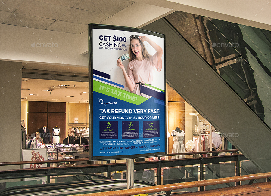 Tax and Accounting Poster Template Vol.3, Print Templates | GraphicRiver