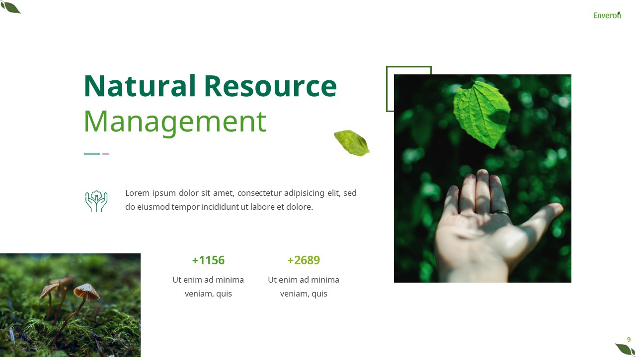 Enveron Nature Presentation Template, Presentation Templates | GraphicRiver