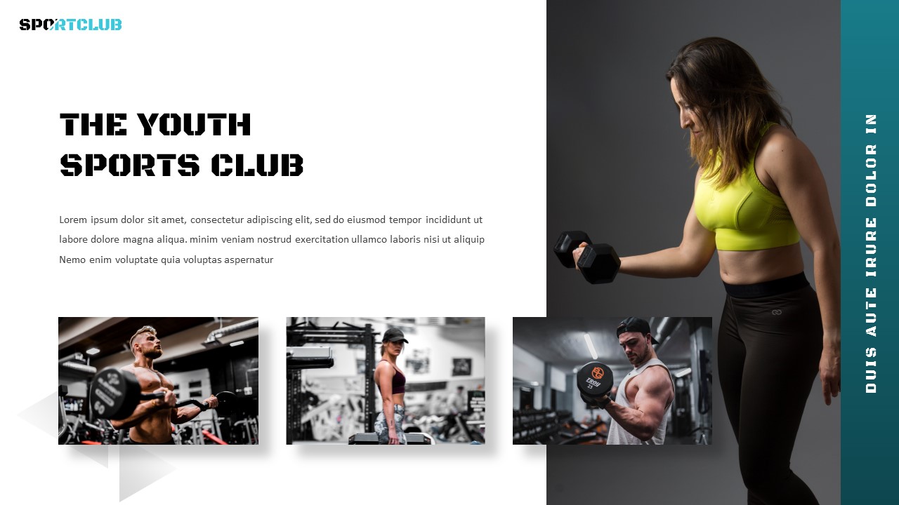 Sport Club Presentation Template, Presentation Templates | GraphicRiver