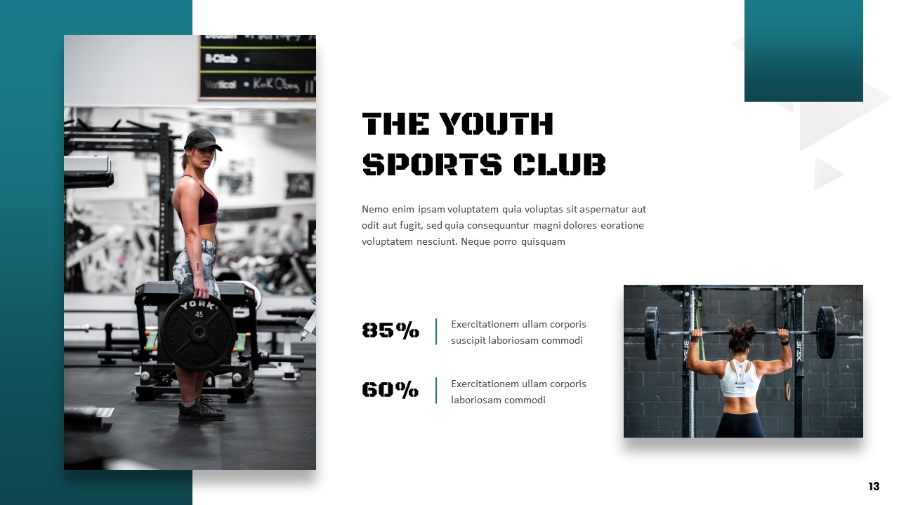 Sport Club Presentation Template, Presentation Templates | GraphicRiver