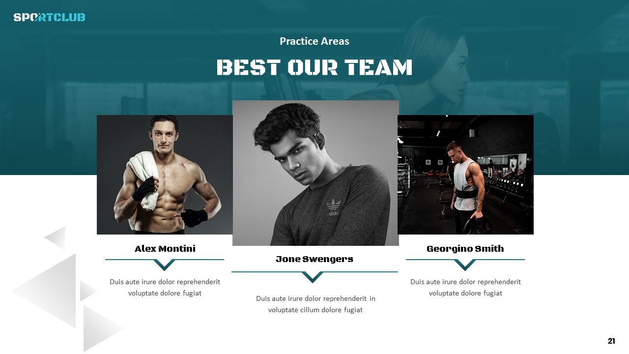 Sport Club Presentation Template, Presentation Templates | GraphicRiver