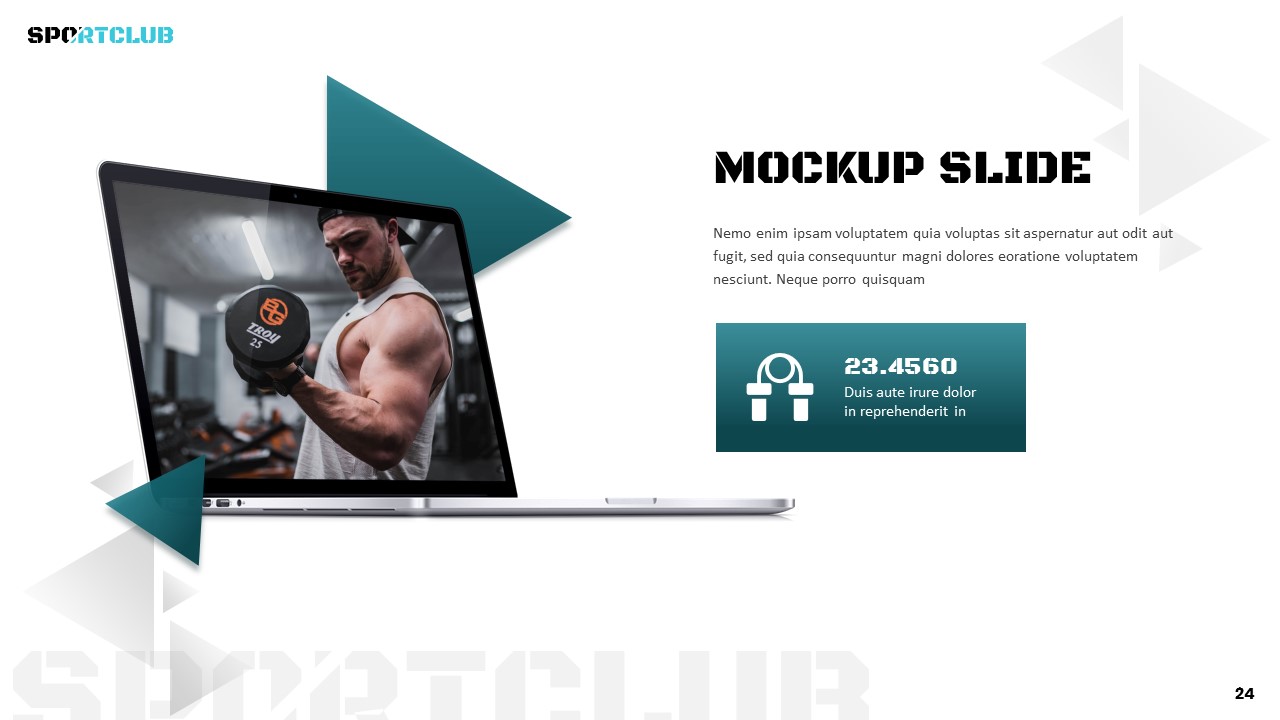 Sport Club Presentation Template, Presentation Templates | GraphicRiver