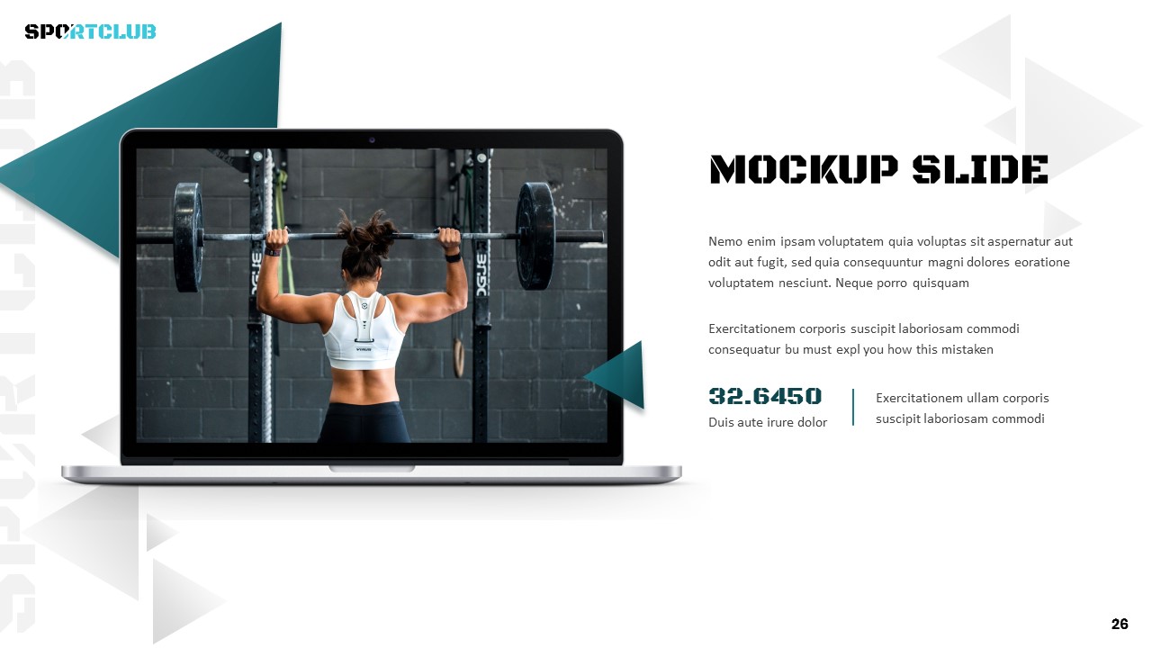 Sport Club Presentation Template, Presentation Templates | GraphicRiver