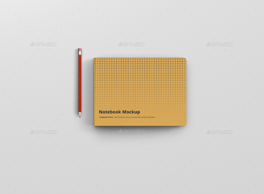 Notebook Mockup Bundle by visconbiz | GraphicRiver