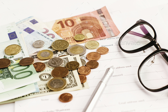 currency balance Stock Photo by Sonyachny | PhotoDune