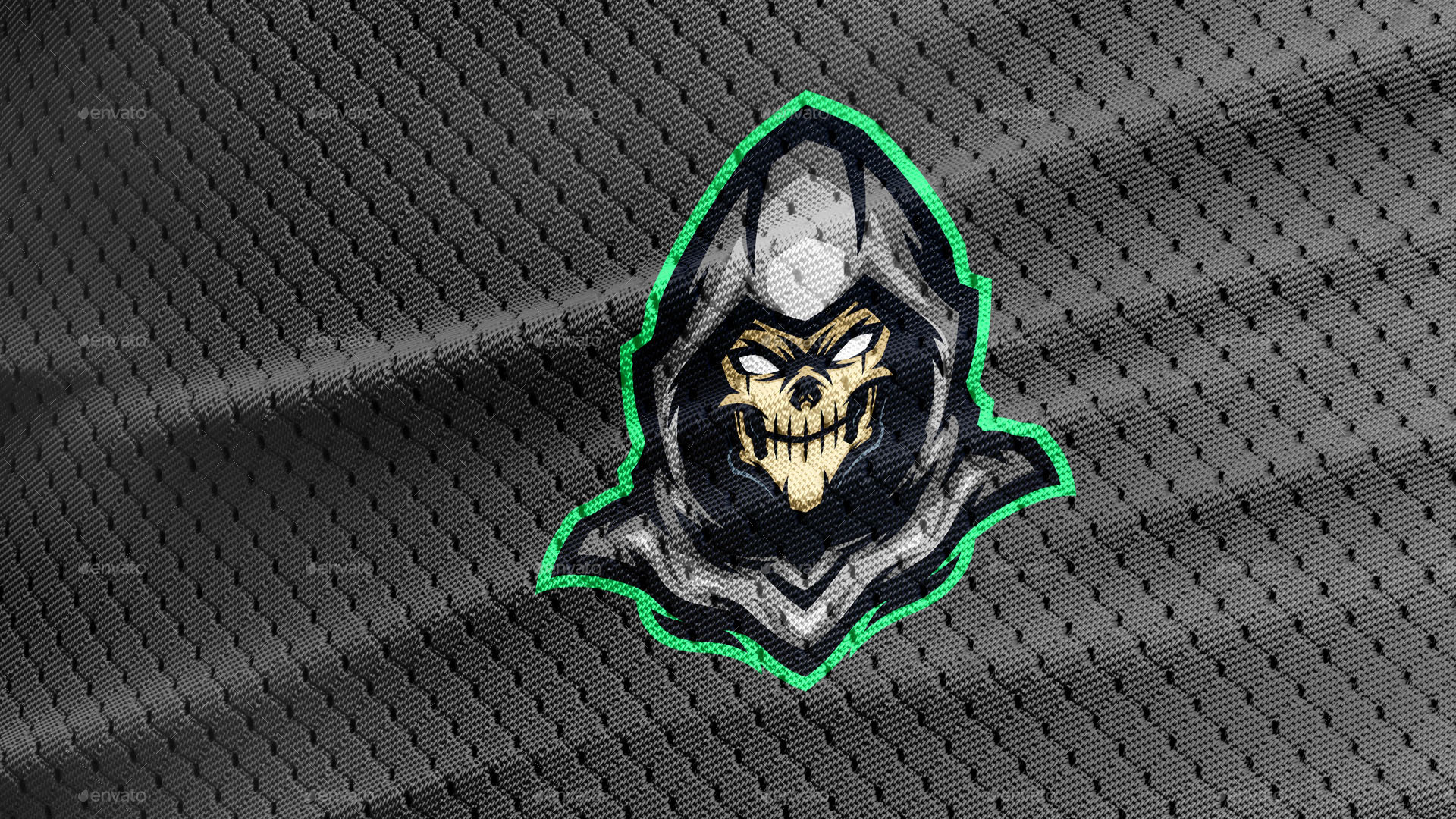 Skull Assassins Gaming Mascot Vector Template, Vectors | GraphicRiver