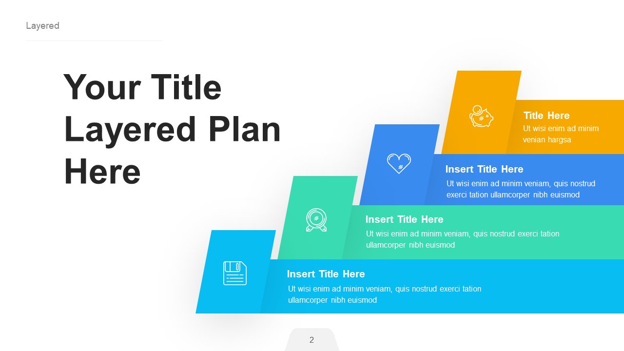 Layered Infographic PowerPoint Presentation Template, Presentation ...