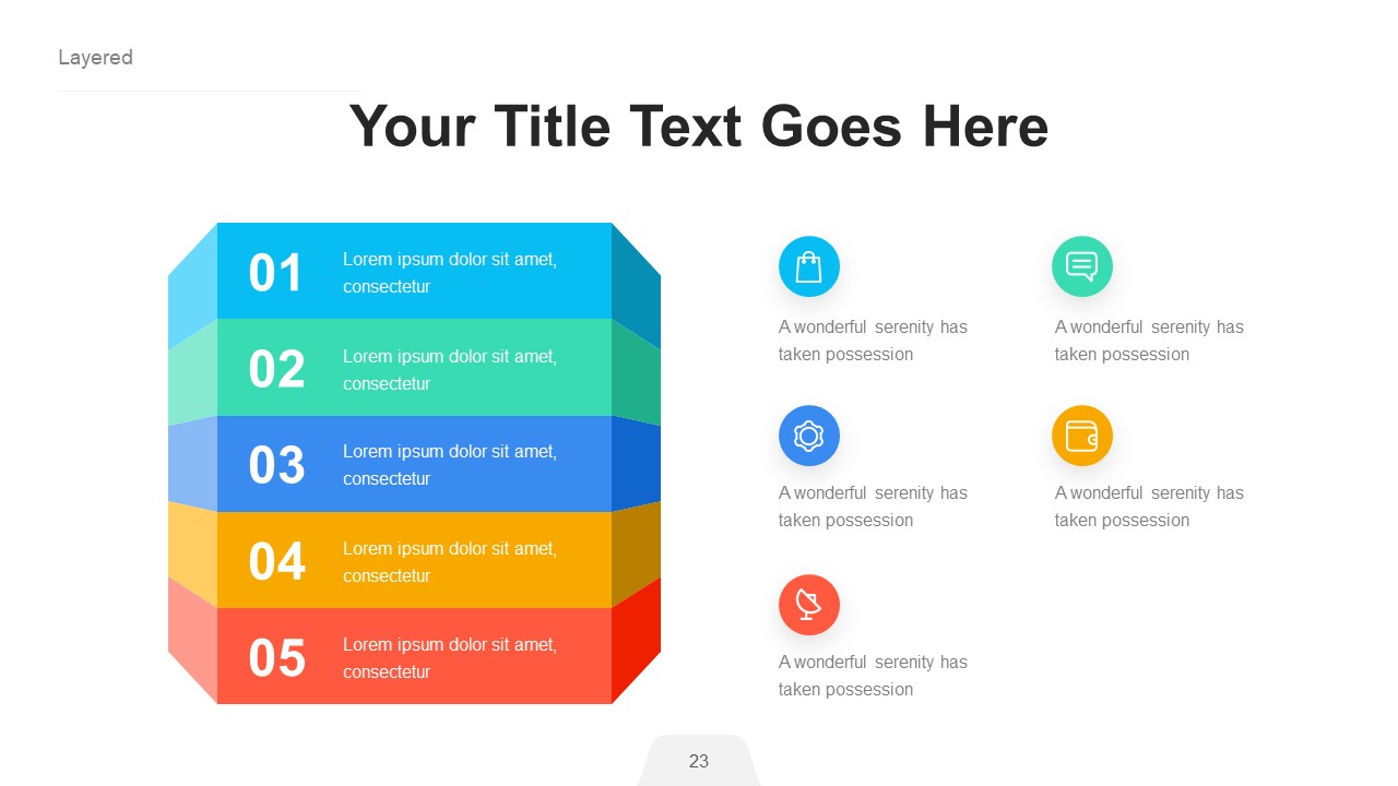 Layered Infographic PowerPoint Presentation Template, Presentation ...