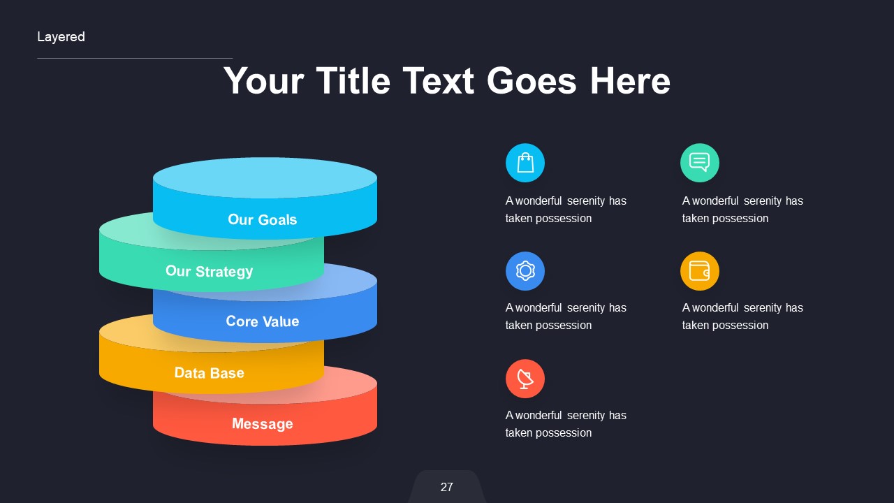 Layered Infographic PowerPoint Presentation Template, Presentation ...