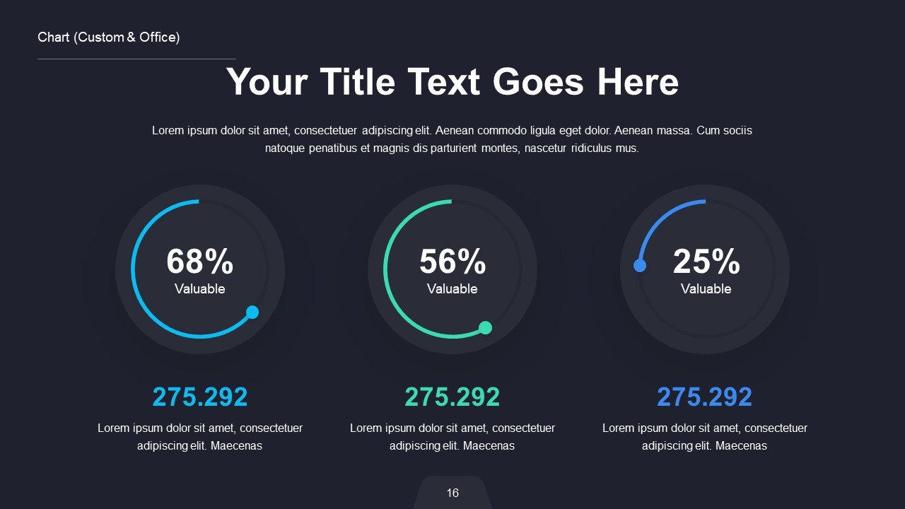 Chart and Diagram PowerPoint Presentation Template, Presentation Templates