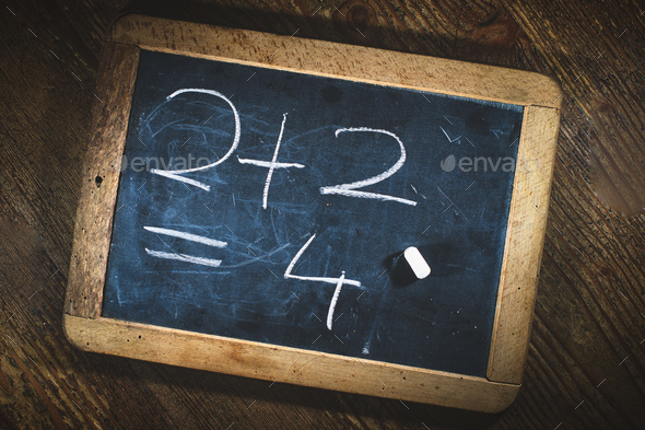 Simple child math calculation Stock Photo by michelangeloop | PhotoDune