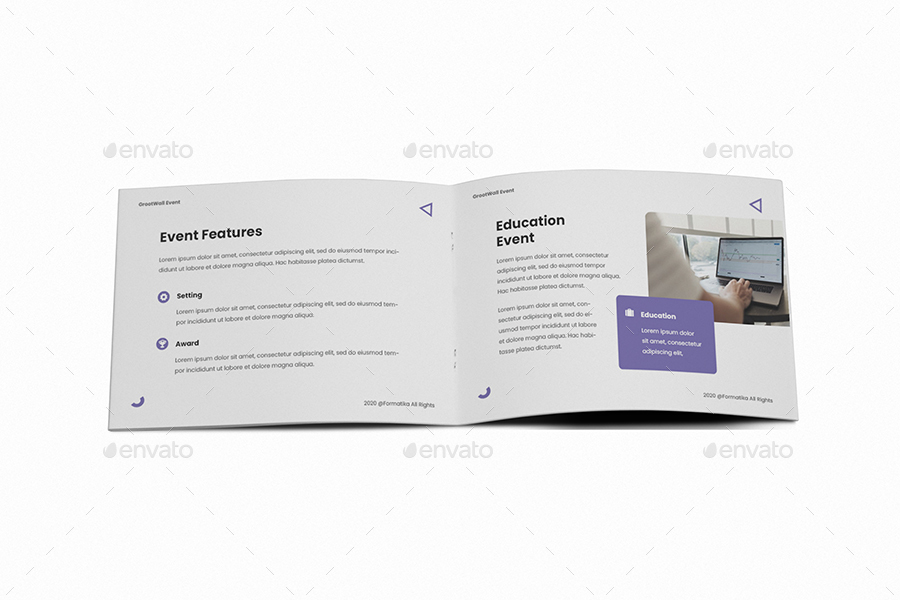 Event Organizer A5 Brochure Template, Print Templates | GraphicRiver