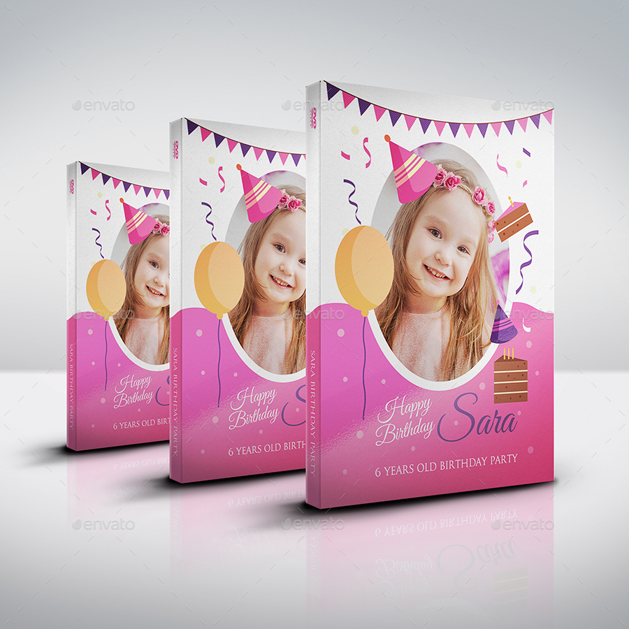 Birthday Party DVD Template Vol.6, Print Templates | GraphicRiver