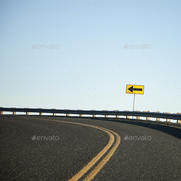 Road Curving Left Stock Photo by Mint_Images | PhotoDune