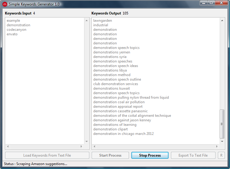 Simple Keywords Generator by ilovemypony | CodeCanyon