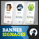 Minimal Outdoor Banner Signage, Print Templates | GraphicRiver