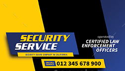 Security Service Business Card, Print Templates | GraphicRiver