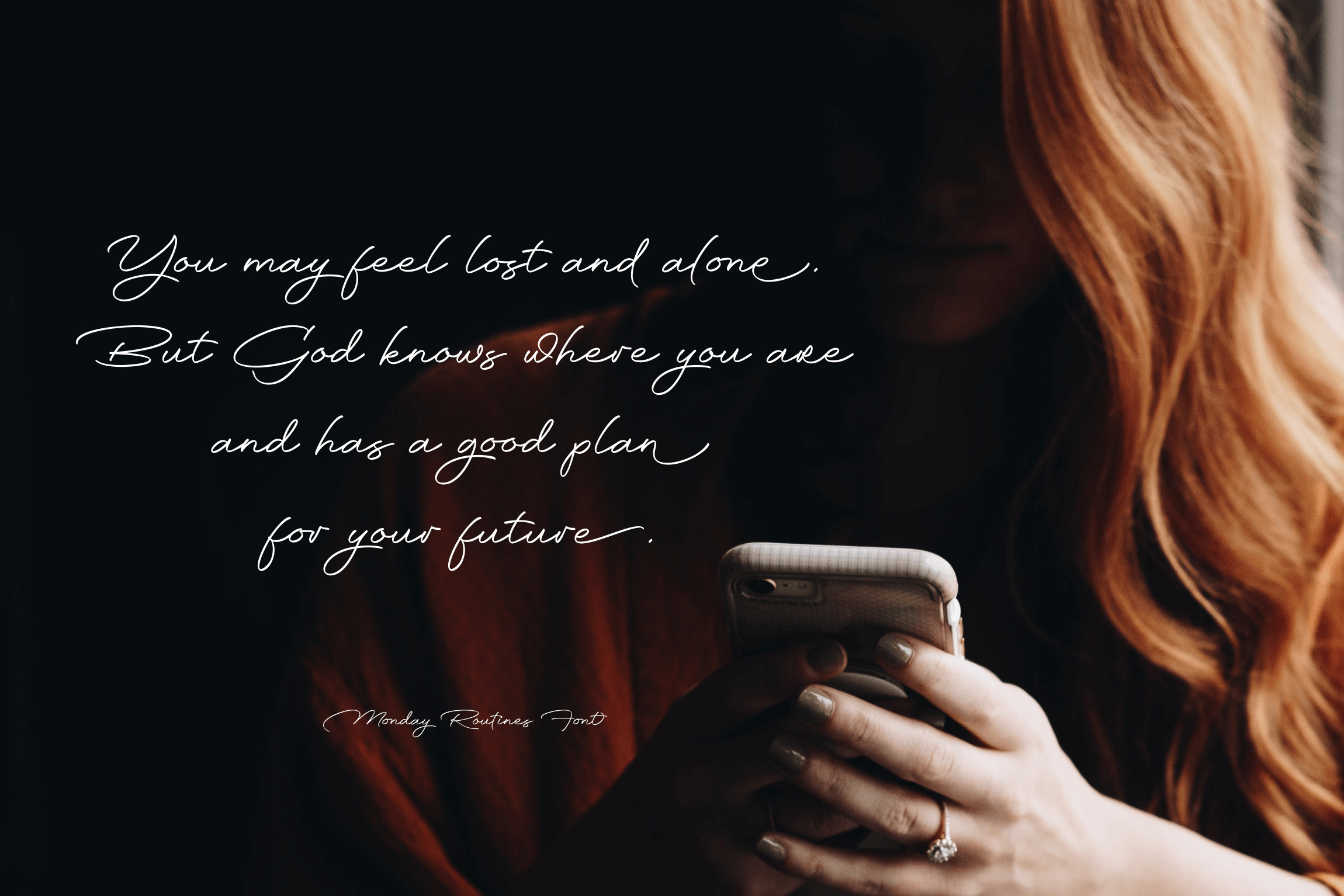 Monday Routines - Signature Font, Fonts | GraphicRiver