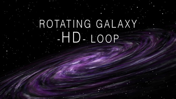 Rotating Galaxy HD, Motion Graphics | VideoHive