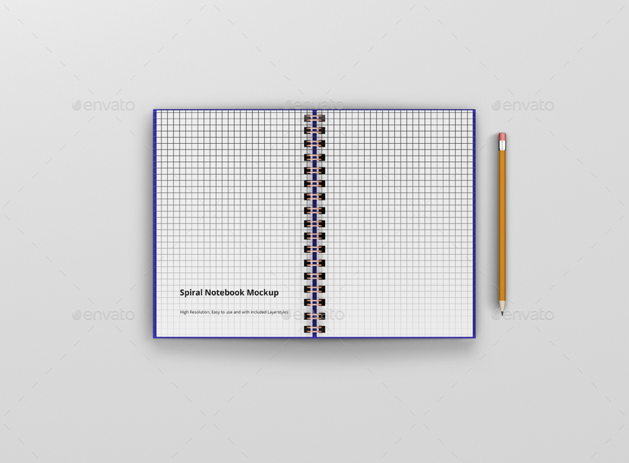 Spiral Ring Notebook Mockup Bundle, Graphics | GraphicRiver