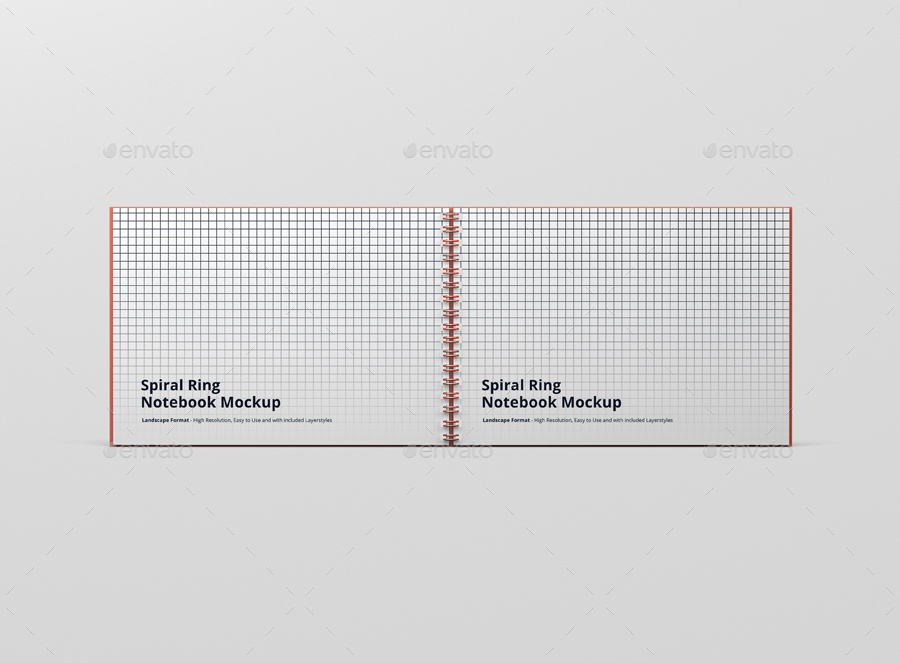 Spiral Ring Notebook Mockup Bundle, Graphics | GraphicRiver