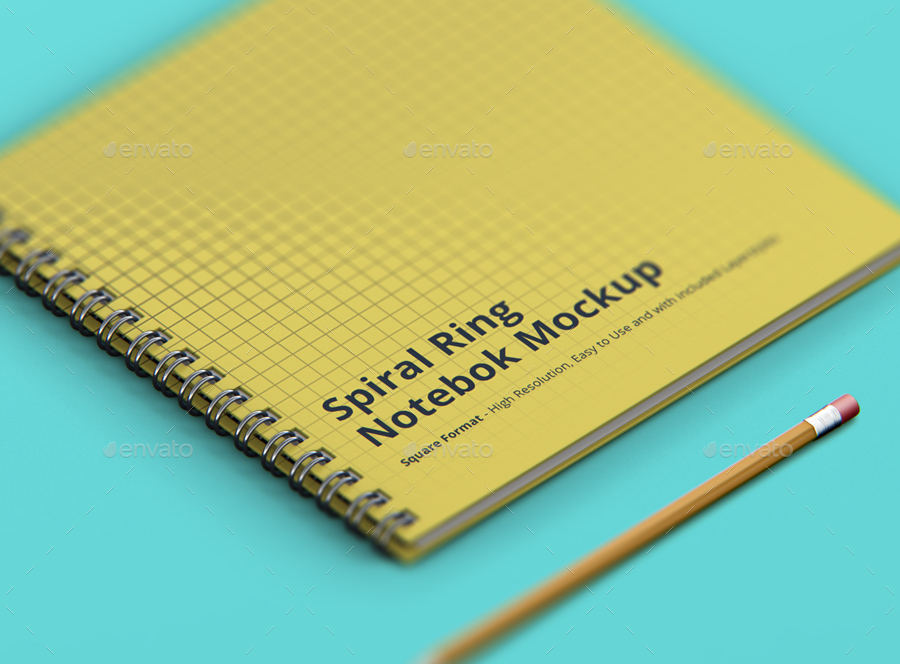 Spiral Ring Notebook Mockup Bundle, Graphics | GraphicRiver