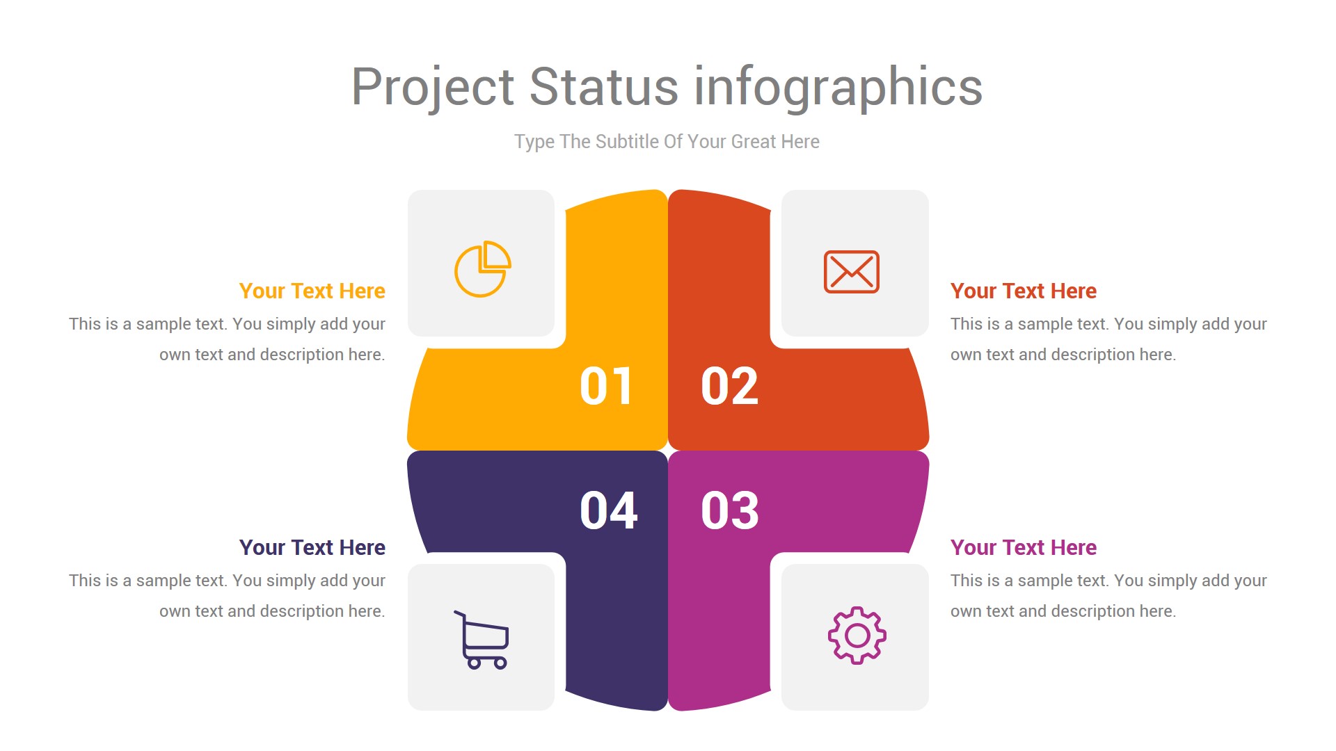 Project Status infographics PowerPoint Template, Presentation Templates