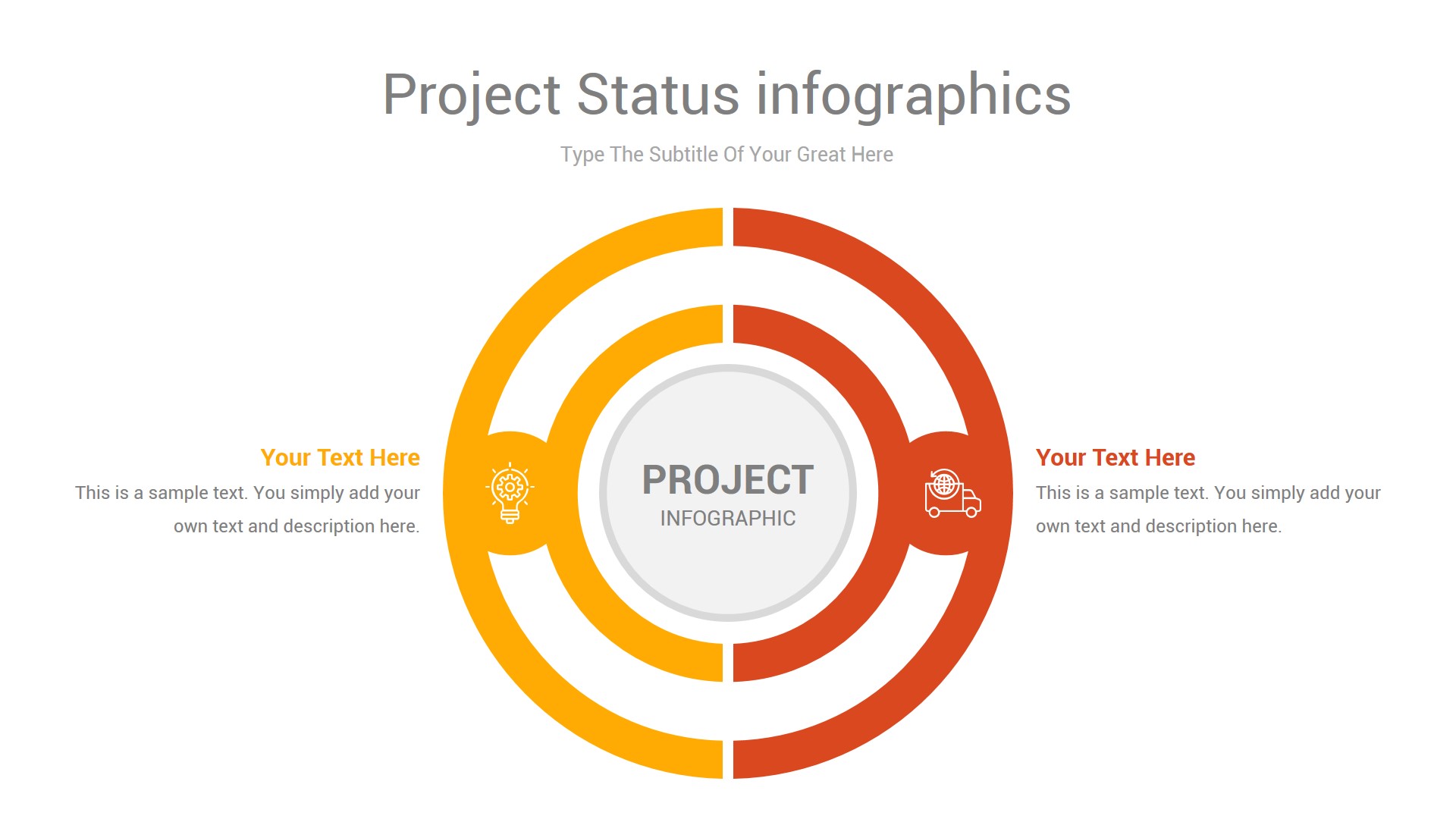Project Status infographics PowerPoint Template, Presentation Templates