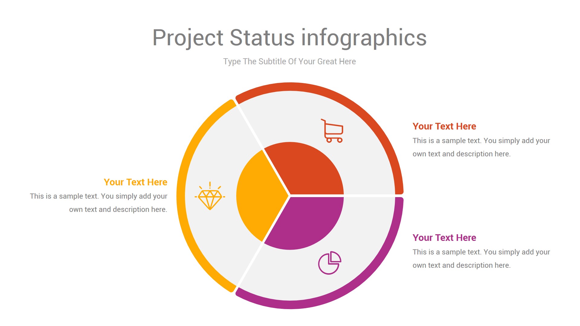 Project Status infographics PowerPoint Template by Neroox | GraphicRiver