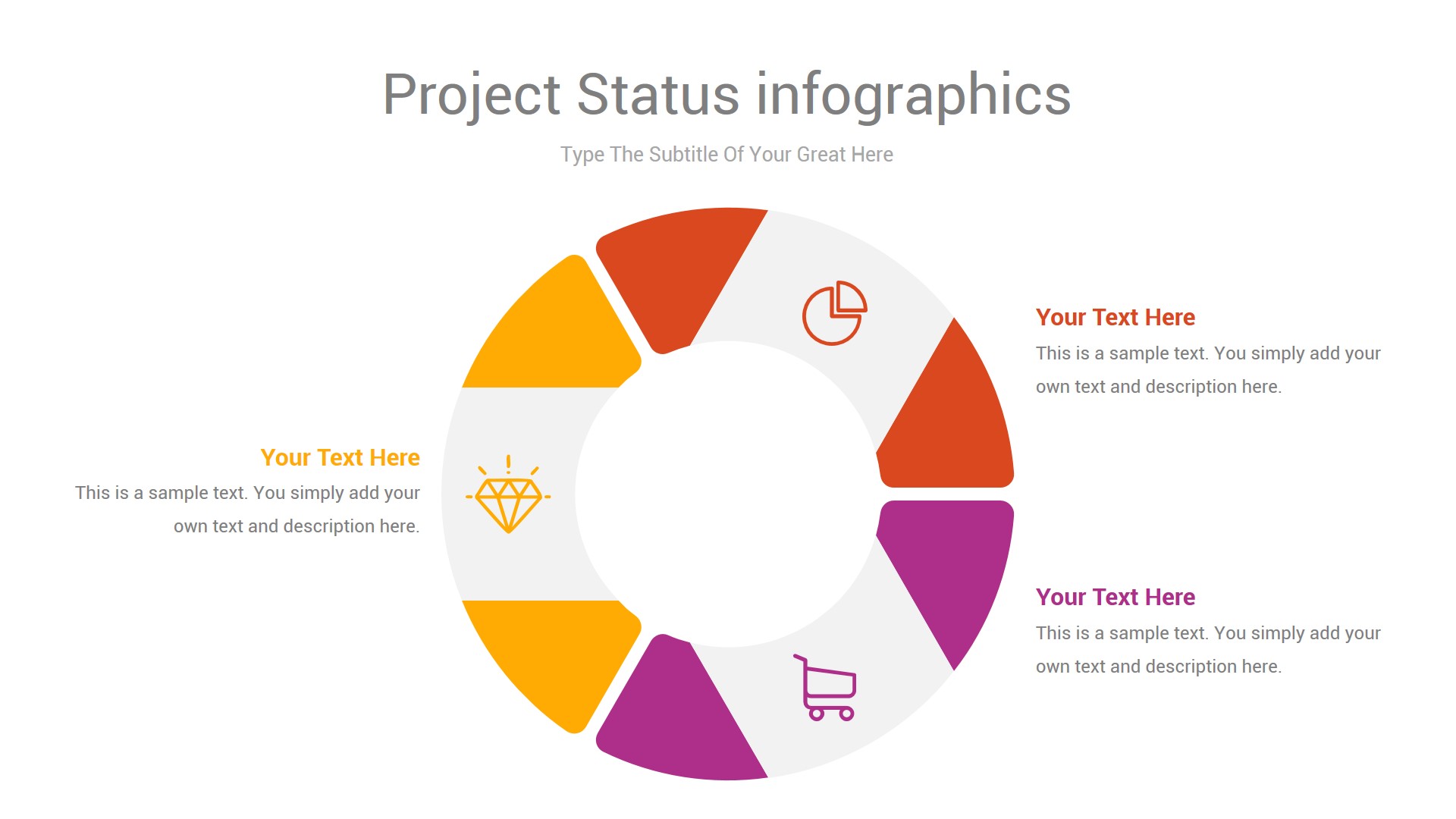 Project Status infographics PowerPoint Template by Neroox | GraphicRiver