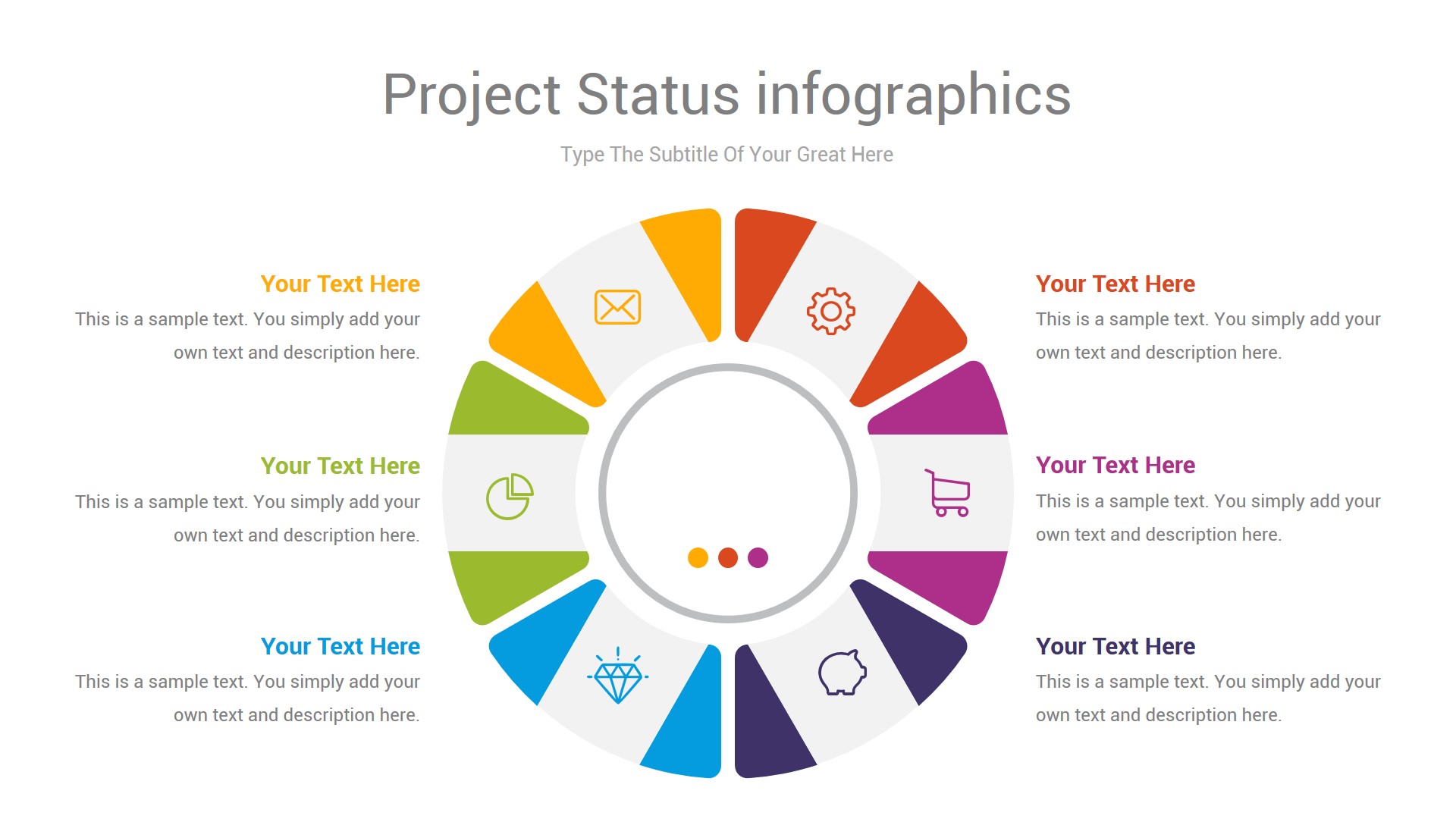 Project Status infographics PowerPoint Template by Neroox | GraphicRiver