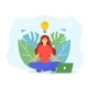 Meditation Workflow Concept, Vectors | GraphicRiver
