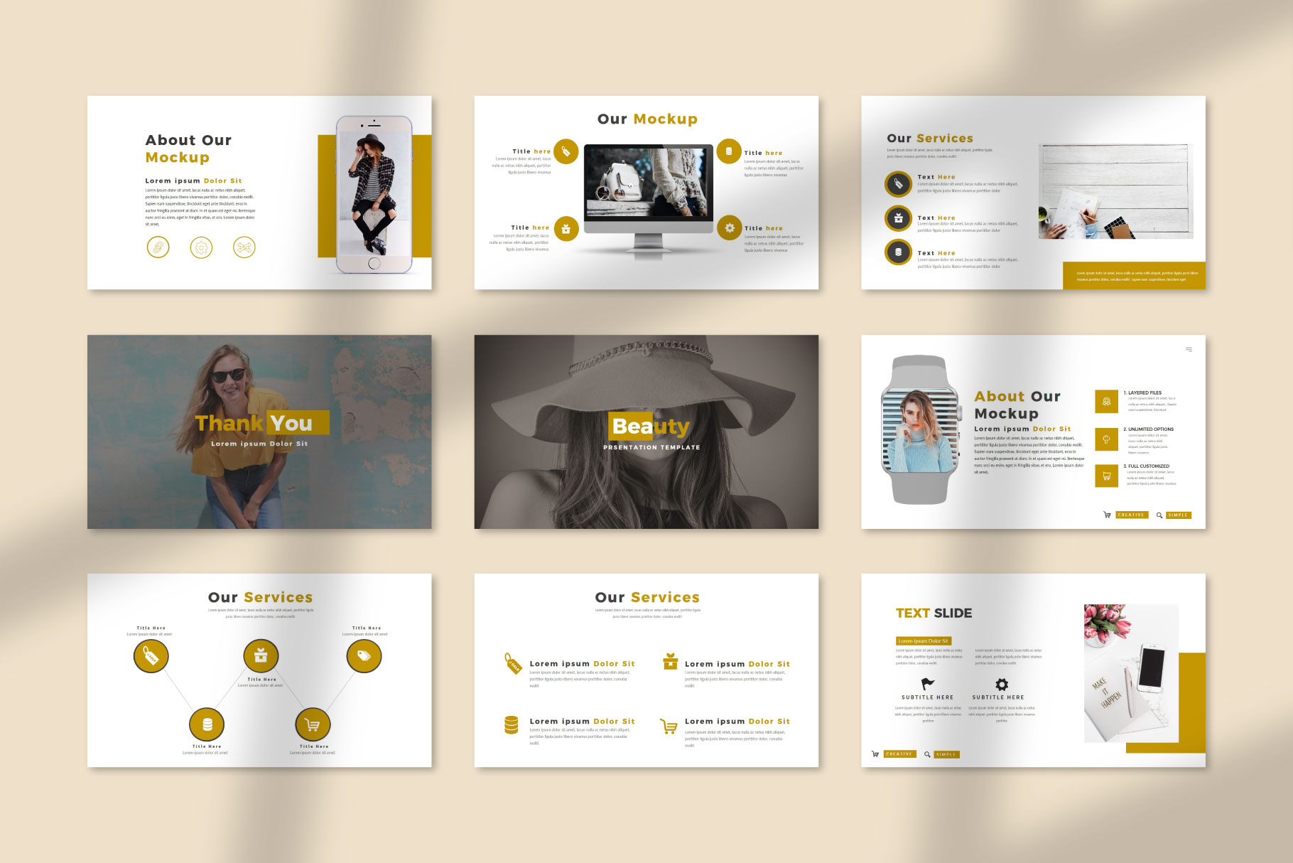 Beauty Presentation Template, Presentation Templates | GraphicRiver