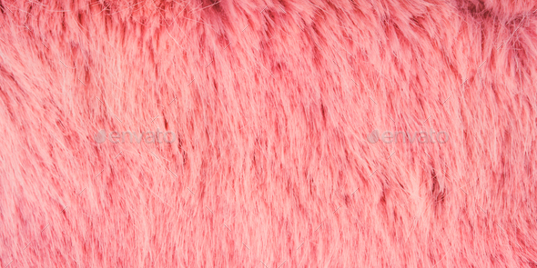 Pink faux fur detail flat lay. Social media Stock Photo by tenkende