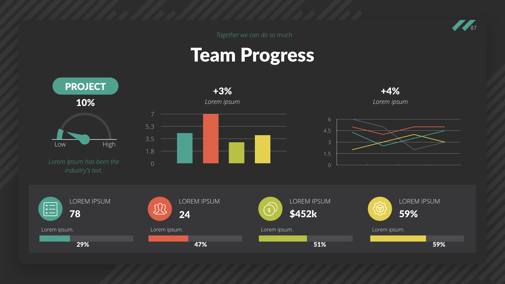 Project Teamwork Keynote Presentation Template by SanaNik | GraphicRiver