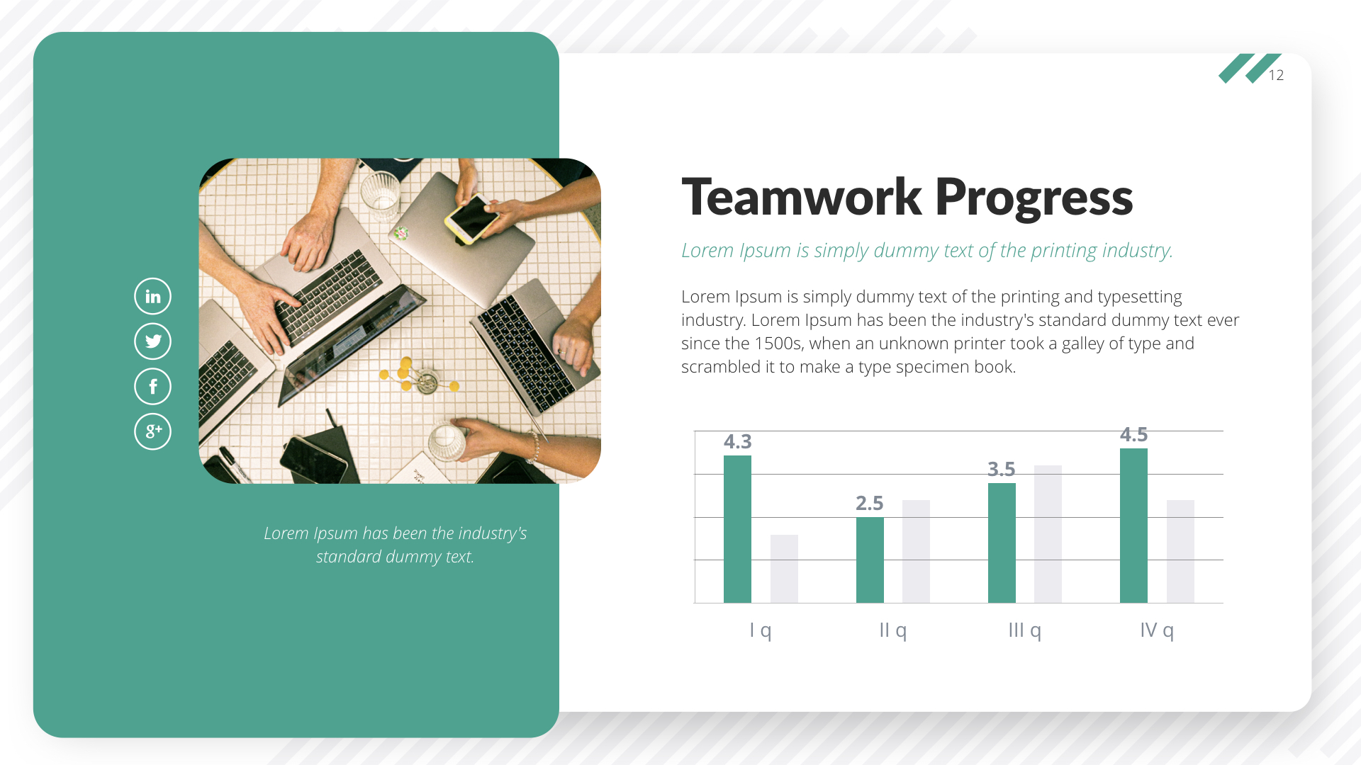 Project Teamwork Keynote Presentation Template by SanaNik | GraphicRiver