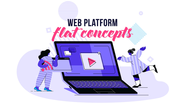 Web platform - Flat Concept, After Effects Project Files | VideoHive