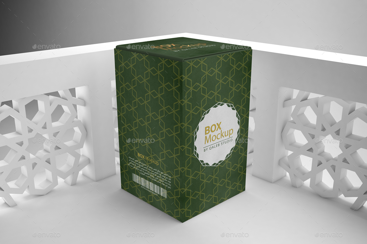 Arabic Rectangle Box Mockup, Graphics | GraphicRiver