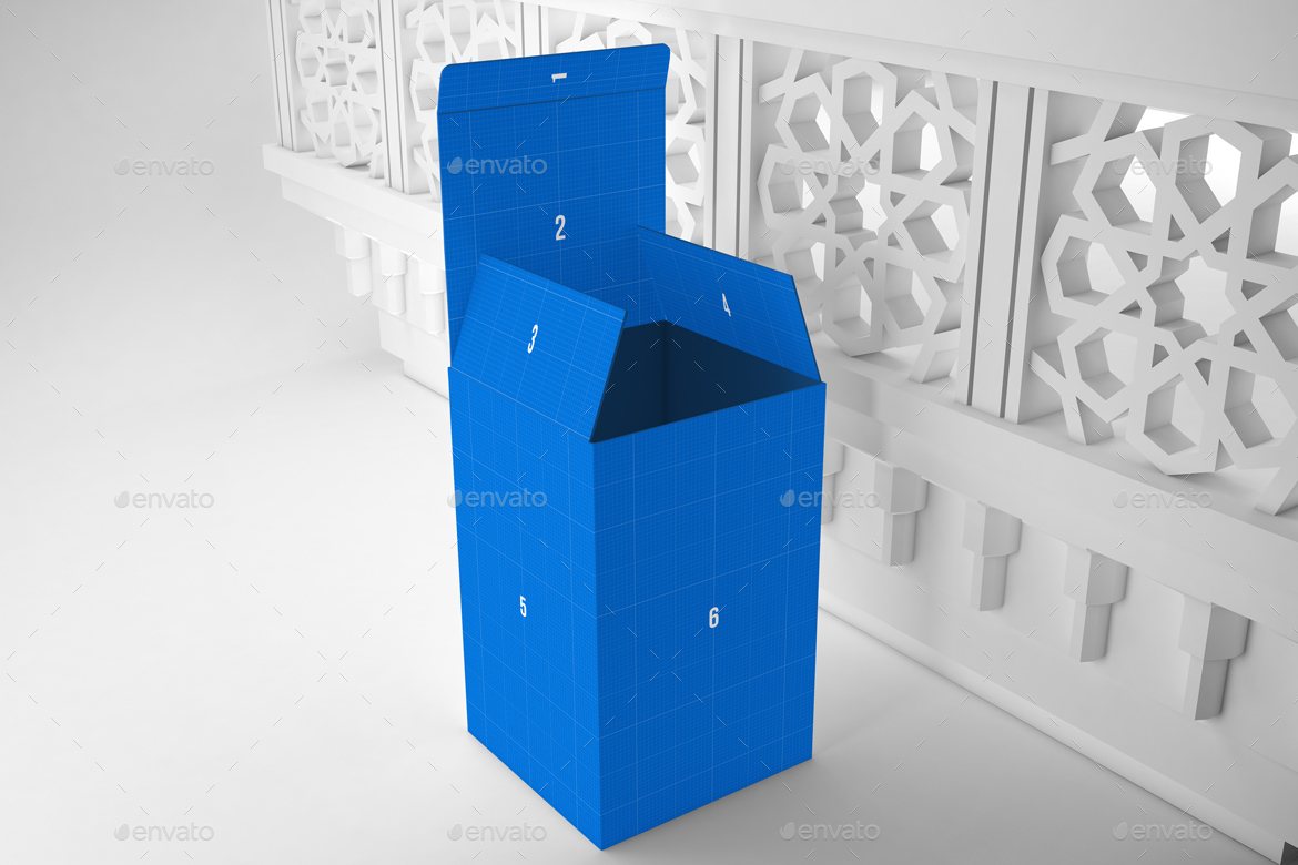 Arabic Rectangle Box Mockup, Graphics | GraphicRiver