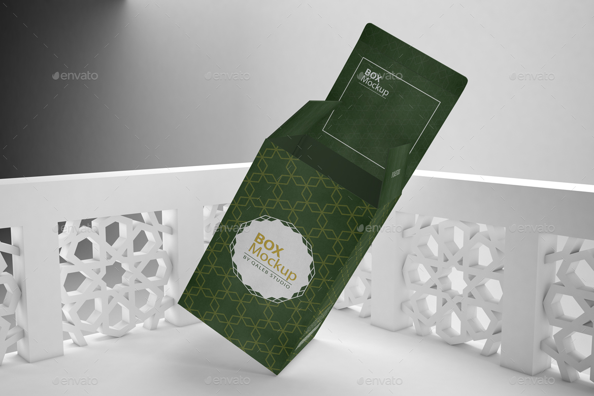 Arabic Rectangle Box Mockup, Graphics | GraphicRiver