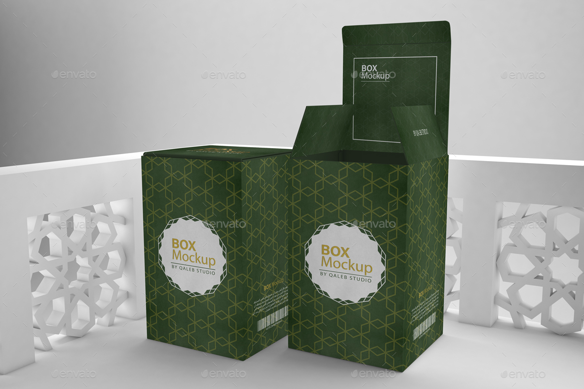 Arabic Rectangle Box Mockup, Graphics | GraphicRiver