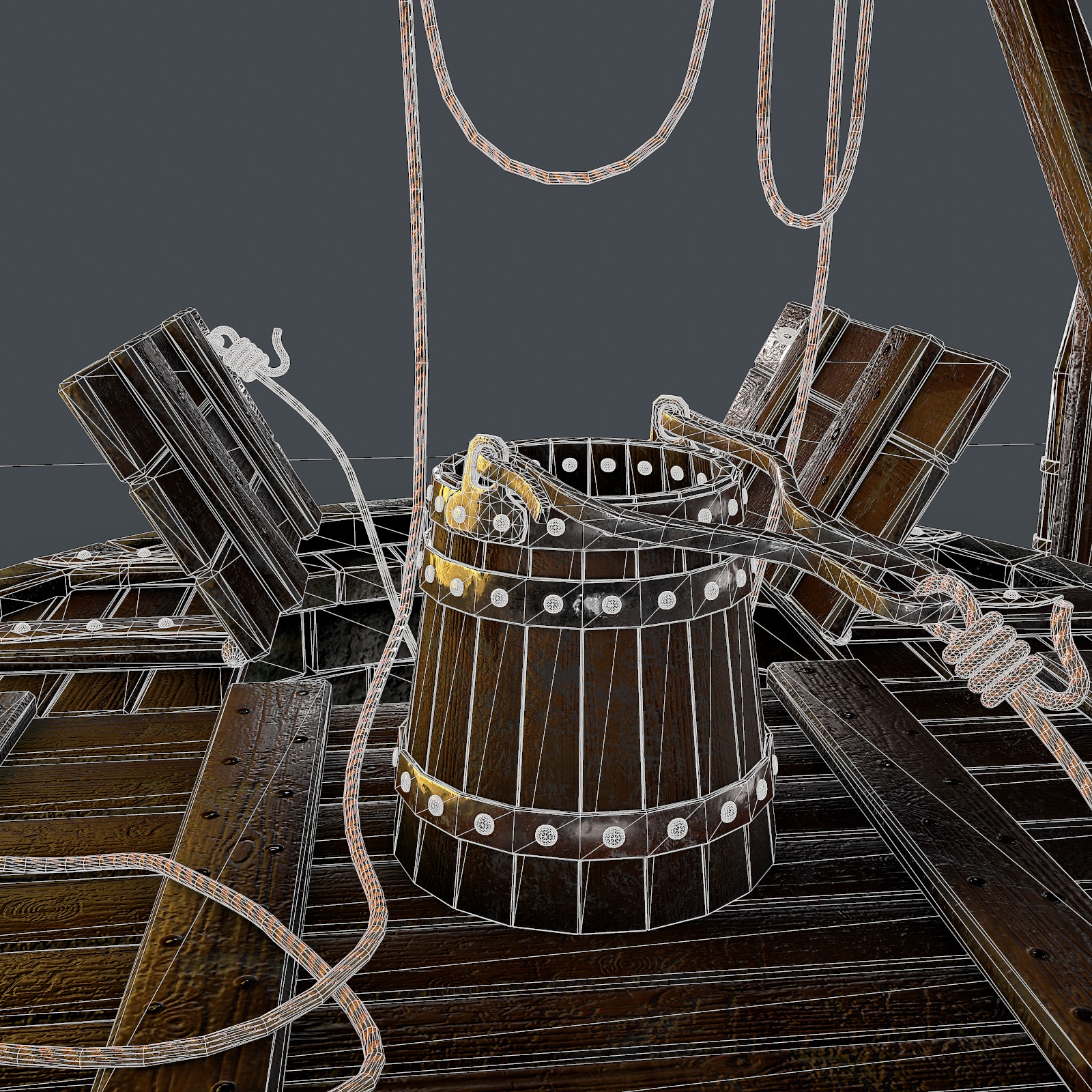 Stone well 3d model by Nicu_Tepes | 3DOcean