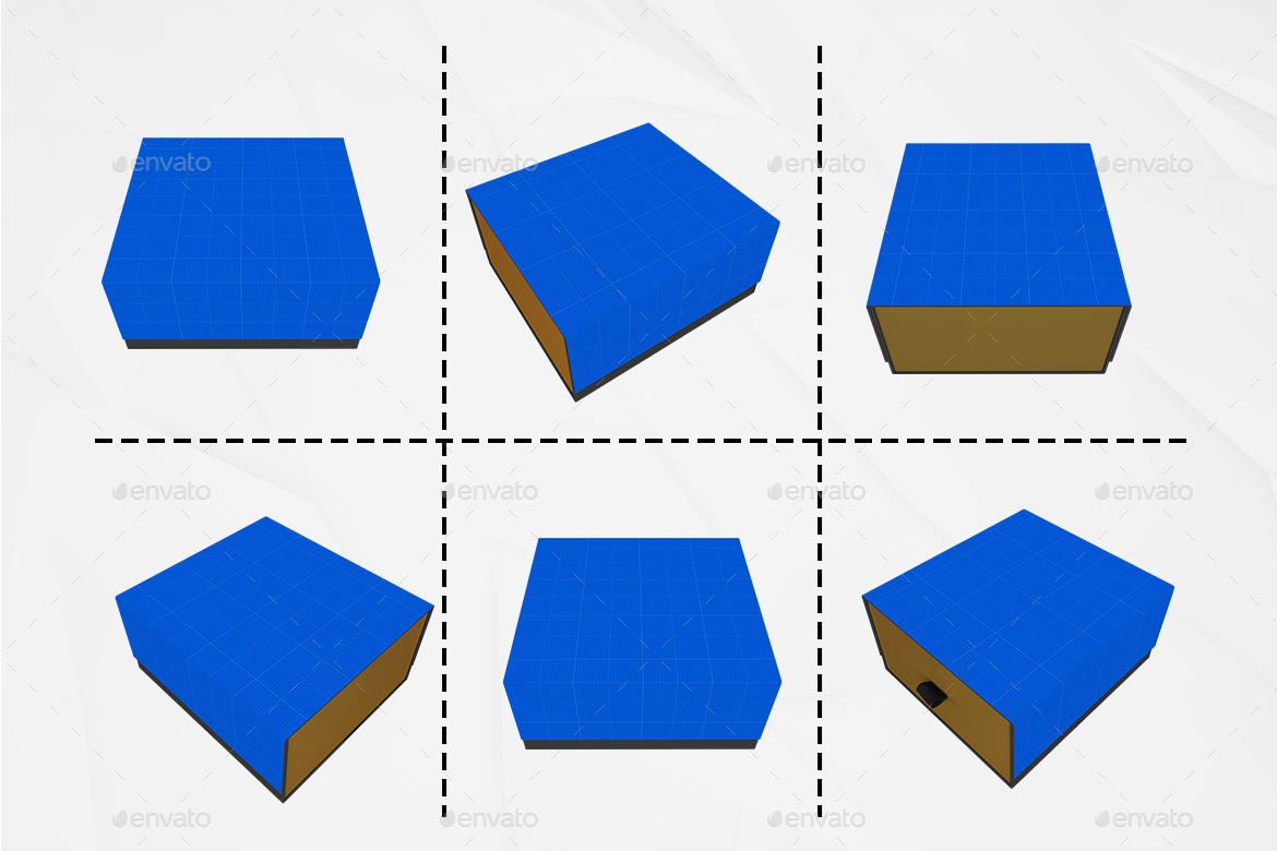 Gold & Dark Gift Box Kit, Graphics | GraphicRiver