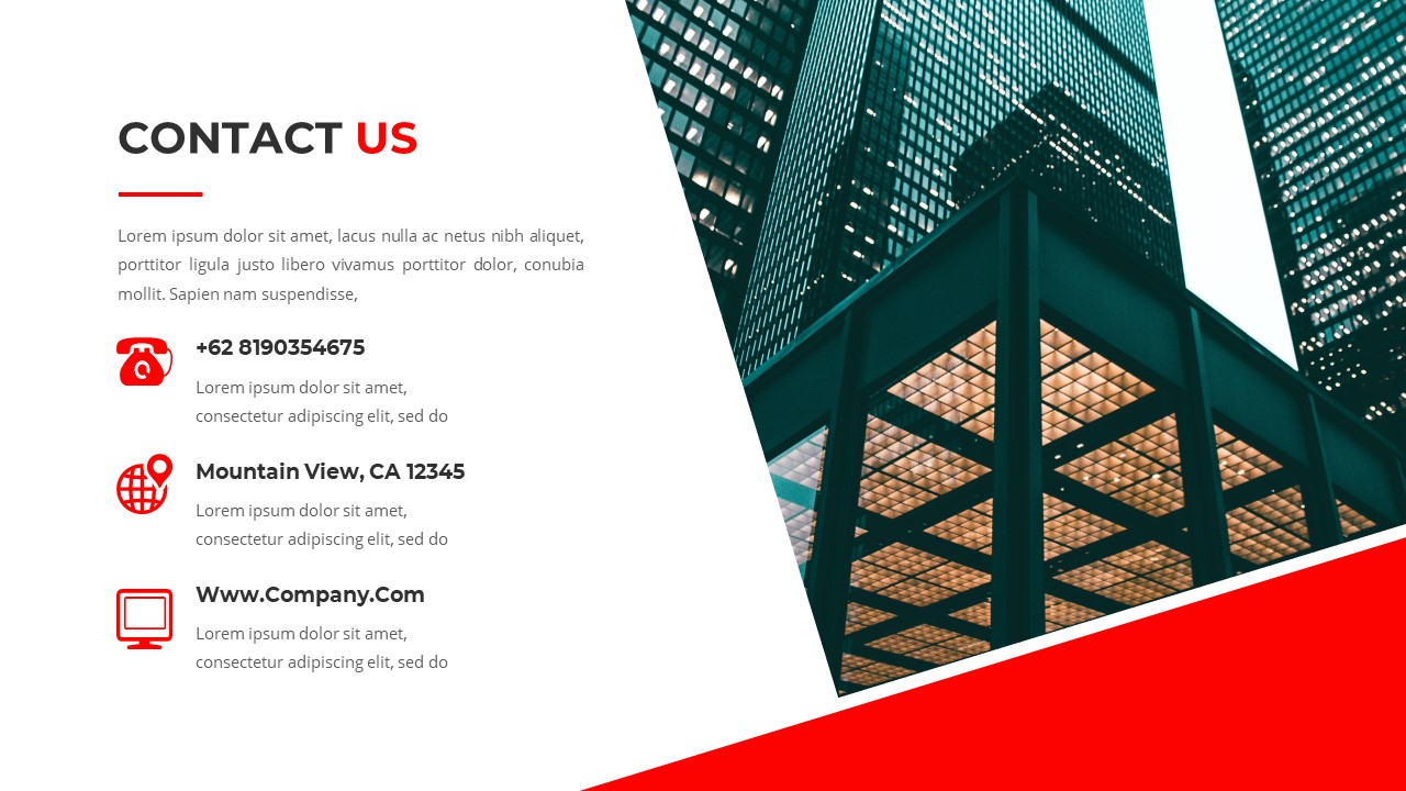 REDLINE - Multipurpose Business Google Slide Template, Presentation ...